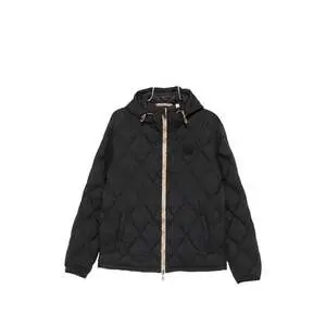 Burberry Jackets Hooded Jackets - Black