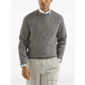 Brunello Cucinelli Grey Sweaters & Knitwear Jumpers - Gray