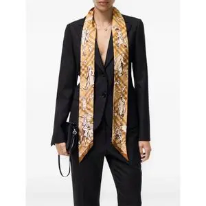 Burberry Neutrals Scarves - Cream