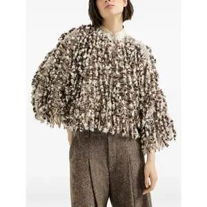 Brunello Cucinelli Neutrals Knitwear Cardigans