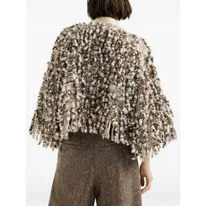 Brunello Cucinelli Neutrals Knitwear Cardigans