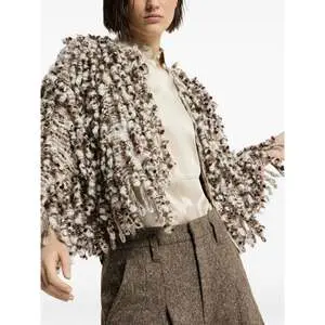 Brunello Cucinelli Neutrals Knitwear Cardigans