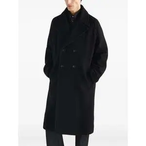 LEMAIRE Coats Single Breasted Coats - Black