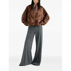 Brunello Cucinelli Jackets Faux Fur & Shearling Jackets - Brown