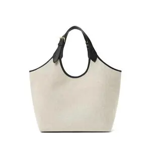 Versace Neutrals Tote Bags - Cream