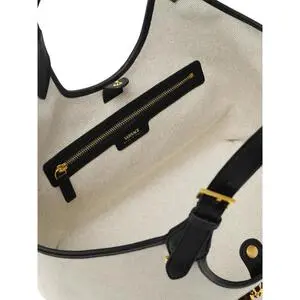Versace Neutrals Tote Bags - Cream