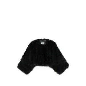 YVES SALOMON Jackets Cropped Jackets - Black