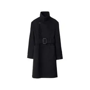 LEMAIRE Coats Single Breasted Coats - Black
