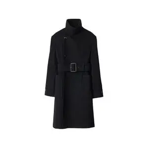 LEMAIRE Coats Single Breasted Coats - Black