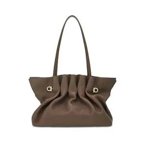 FERRAGAMO Grey Shoulder Bags - Gray