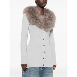 Blumarine Grey Knitwear Cardigans