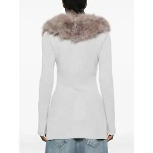 Blumarine Grey Knitwear Cardigans