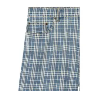 Burberry Denim Loose-fit Jeans - Blue