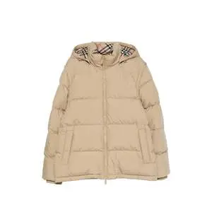 Burberry Neutrals Jackets Padded & Down Jackets - Cream