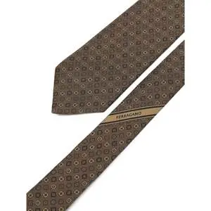 FERRAGAMO Ties & Bow Ties - Brown
