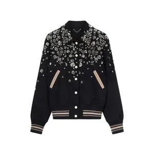 GOLDEN GOOSE Jackets Bomber Jackets - Black