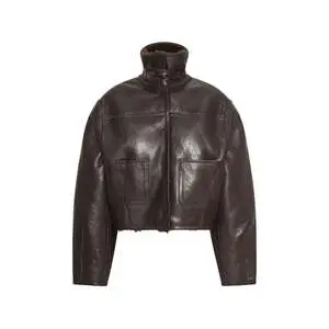 ROTATE BY BIRGER CHRISTENSEN Jackets Leather Jackets - Brown