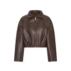 ROTATE BY BIRGER CHRISTENSEN Jackets Cropped Jackets - Brown