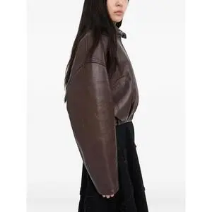 ROTATE BY BIRGER CHRISTENSEN Jackets Cropped Jackets - Brown
