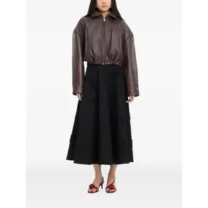 ROTATE BY BIRGER CHRISTENSEN Jackets Cropped Jackets - Brown
