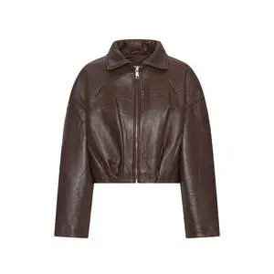 ROTATE BY BIRGER CHRISTENSEN Jackets Cropped Jackets - Brown