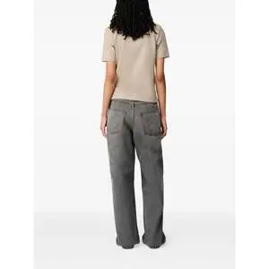 Axel Arigato Grey Denim Wide-leg Jeans