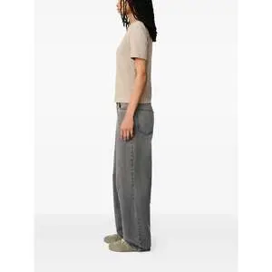 Axel Arigato Grey Denim Wide-leg Jeans
