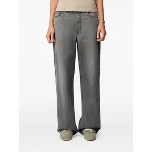 Axel Arigato Grey Denim Wide-leg Jeans