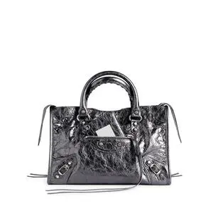 Balenciaga Grey Tote Bags - Gray