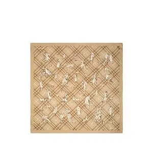 Burberry Neutrals Scarves - Cream