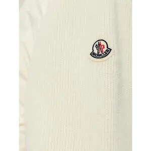 Moncler Neutrals Jackets Puffer Jackets - Cream
