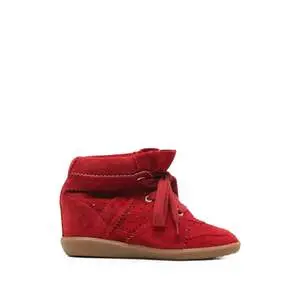 Isabel Marant Étoile Red Trainers - Black