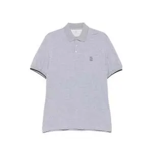 Brunello Cucinelli Grey Polo Shirts