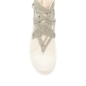 Rick Owens Neutrals Trainers Hi-tops - Cream