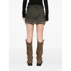 Rick Owens Grey Skirts Asymmetric & Draped Skirts