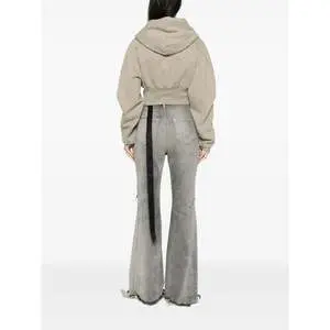 Rick Owens Grey Jackets Cropped Jackets