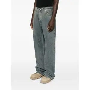 Rick Owens Denim Wide-leg Jeans