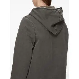Rick Owens Grey Jackets Hooded Jackets