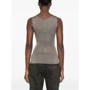 Rick Owens Grey Tops Vests & Tank Tops