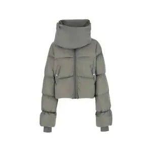 Rick Owens Grey Jackets Puffer Jackets - Gray