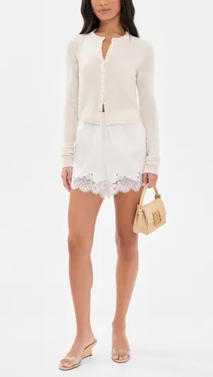 FLEUR DU MAL Juliet Lace Shorts