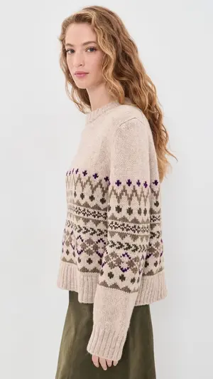 Jenni Kayne Sterling Alpaca Crewneck