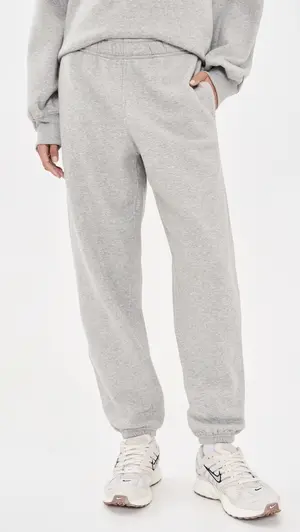 Beyond Yoga Luxefleece Joggers - Heather Gray