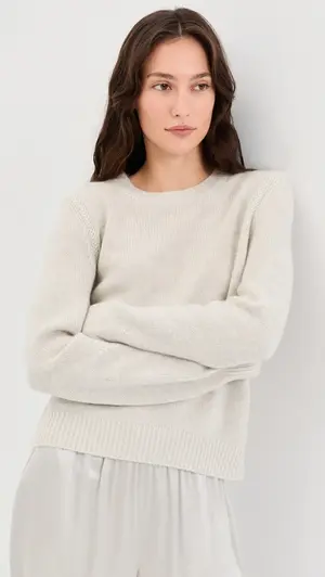 Sablyn Noa Shrunken Crew Cashmere Sweater