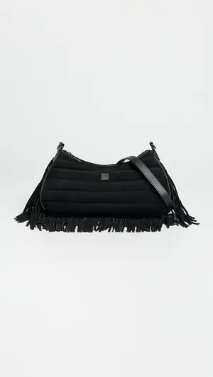 THINK ROYLN Maverick Fringe Suede Crossbody Bag