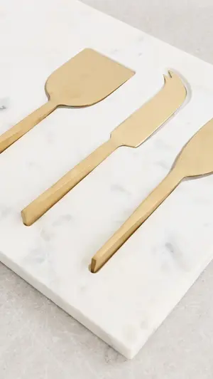 The Favorites Marble Tray Set Of 3 Cheese Tools