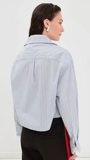 Acne Studios Layered Long Sleeve Button Up Shirt