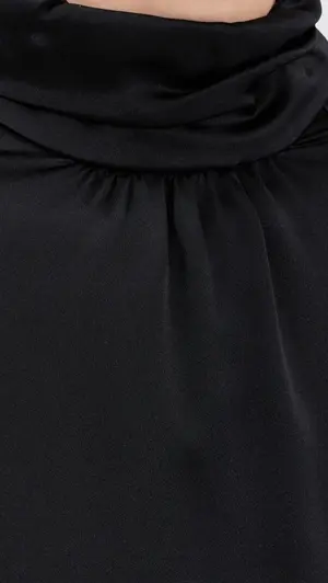 Sablyn Nadine Slouchy Turtleneck Silk Blouse