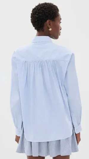 AKNVAS Poplin Rose Button Down Shirt