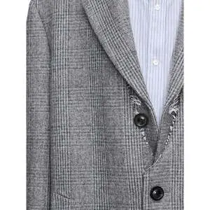 MAISON MARGIELA Grey Coats Single Breasted Coats